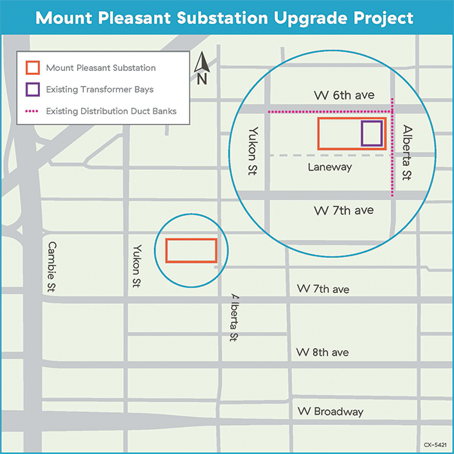 Mount Pleasant Substation upgrade project