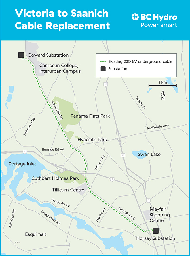 Victoria to Saanich Cable Replacement Project