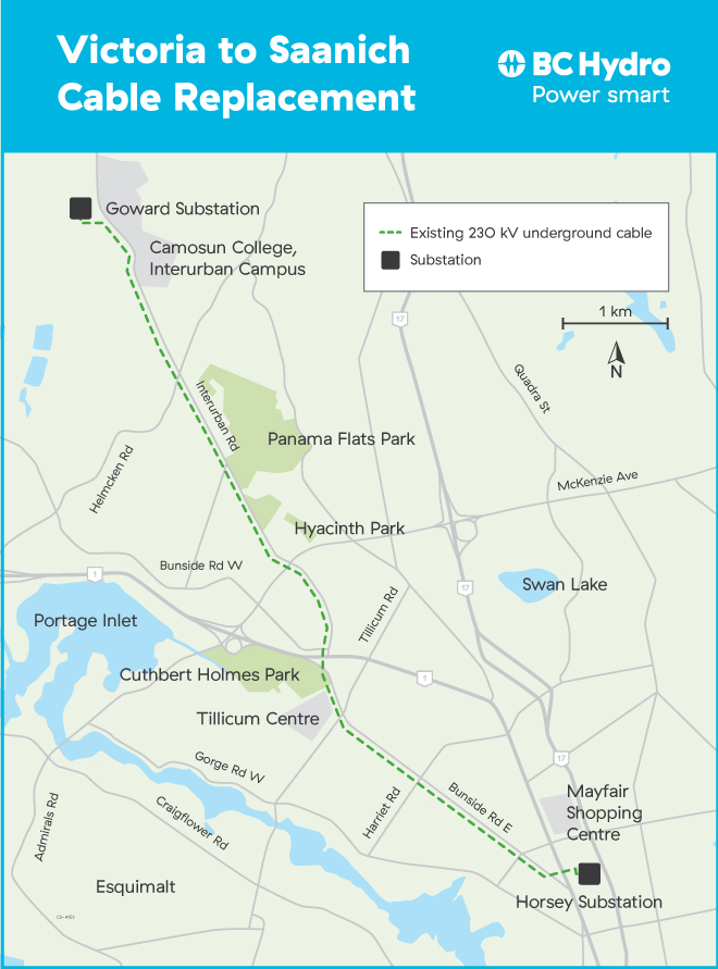 Victoria to Saanich Cable Replacement Project