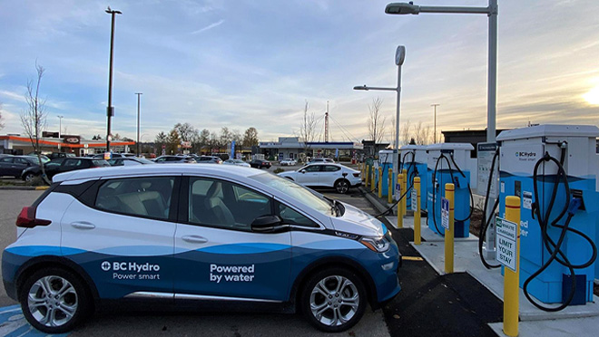 BC Hydro expands its electric vehicle fast charging site in Coquitlam